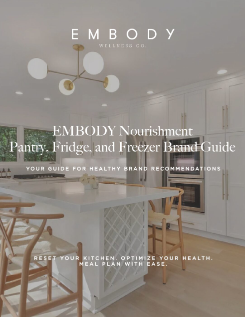 EMBODY Nourishment | Pantry, Fridge, and Freezer Brand Guide – Embody ...